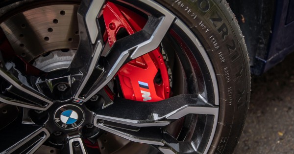 BMW X3 Brake Kit 4 pot Calipers, M Brake Disc, and M brake pad, Genuine ...