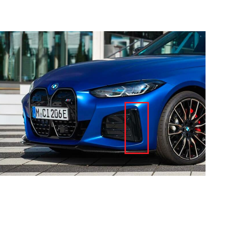 BMW G26 i4 Gloss Black Trim for Front grille side, left & Right